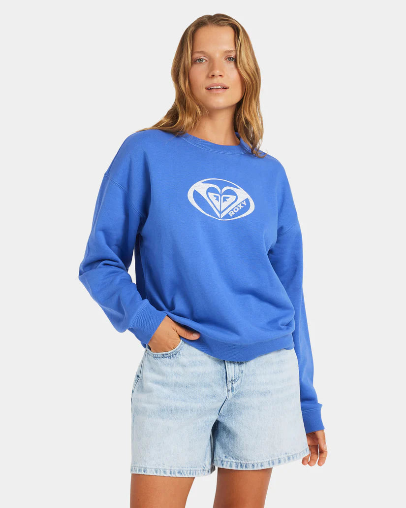 Perfect Place Crew Brushed - Dazzling Blue – Inland Surf Warragul